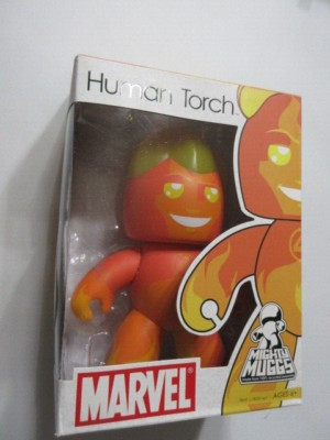Mighty Muggs Marvel Human Torch | eBay