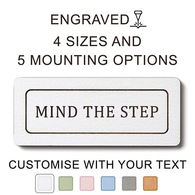 Mind The Step Sign / Caution Watch Your Step Wooden Sign / Mind the ...