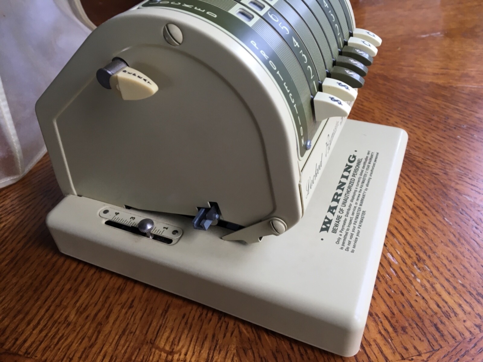 Paymaster series X-900 w/ key and cover - great shape | eBay