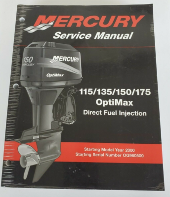 Mercury 115/135/150/175 Optimax Direct Fuel Injection Service Shop ...