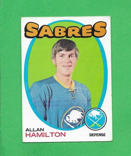 1971-72 TOPPS #49 ALLAN HAMILTON SABRES NR-MINT | eBay