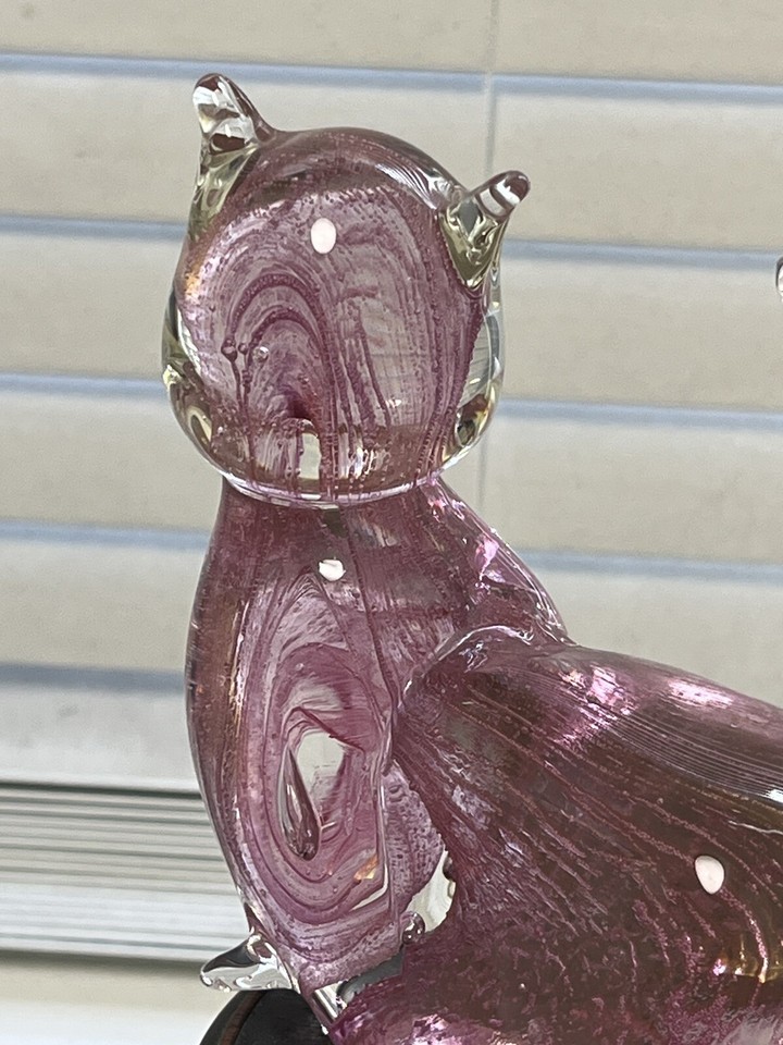 Murano Glass Cat | eBay