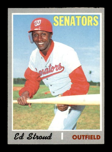 1970 Topps #506 Ed Stroud EXMT/EXMT+ X2774784 | eBay