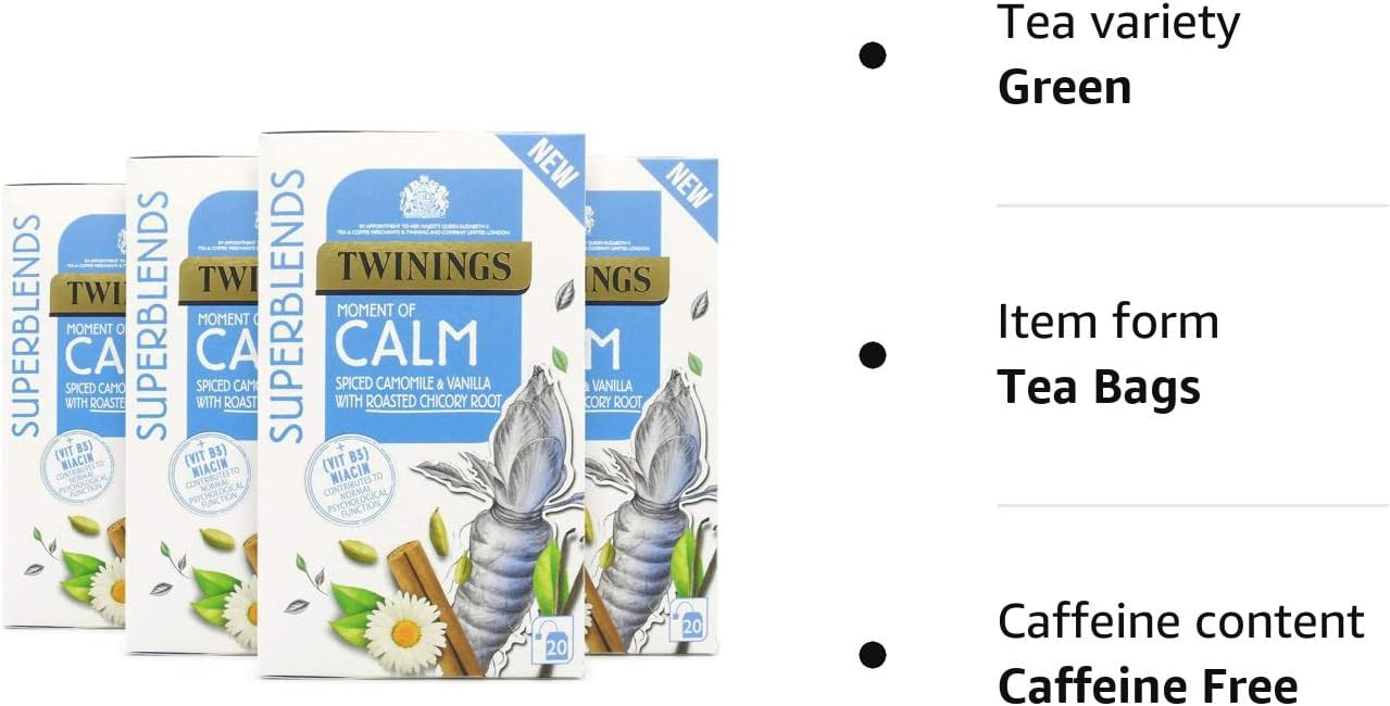 Twinings Superblends Calm, 80 Tea Bags Multipack of 4 x 20 Tea Bags | eBay