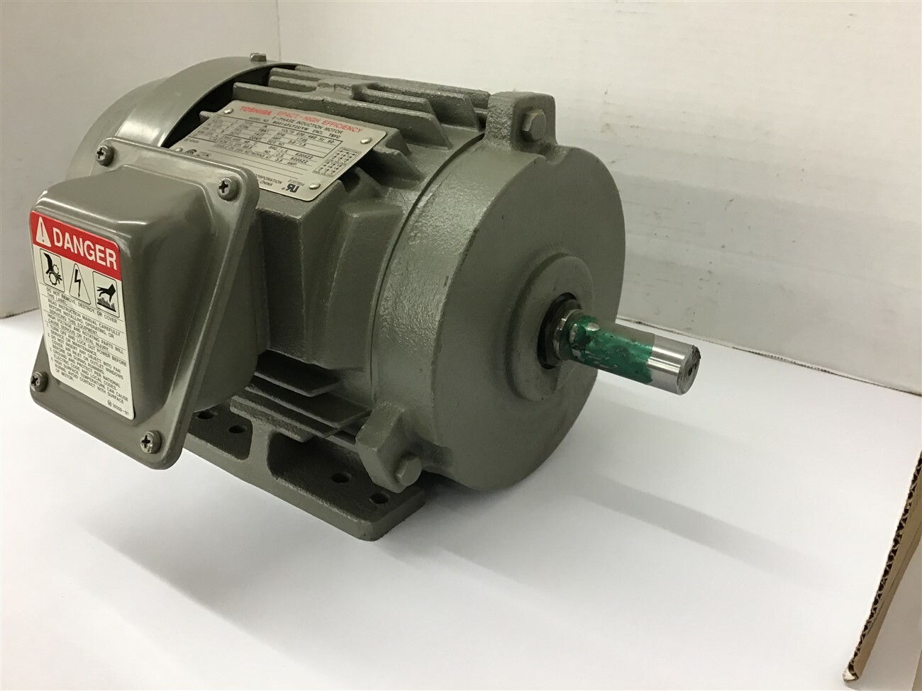Toshiba B0014FLF2UYW 1 HP AC Motor 230/460 volt 1800 Rpm 4P 143T Frame ...