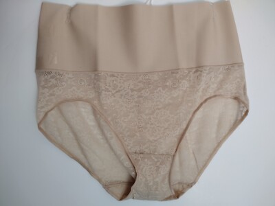 Maidenform Flexees Smoothing Shapewear Brief FP0051-Beige Lace-XL (1 ...