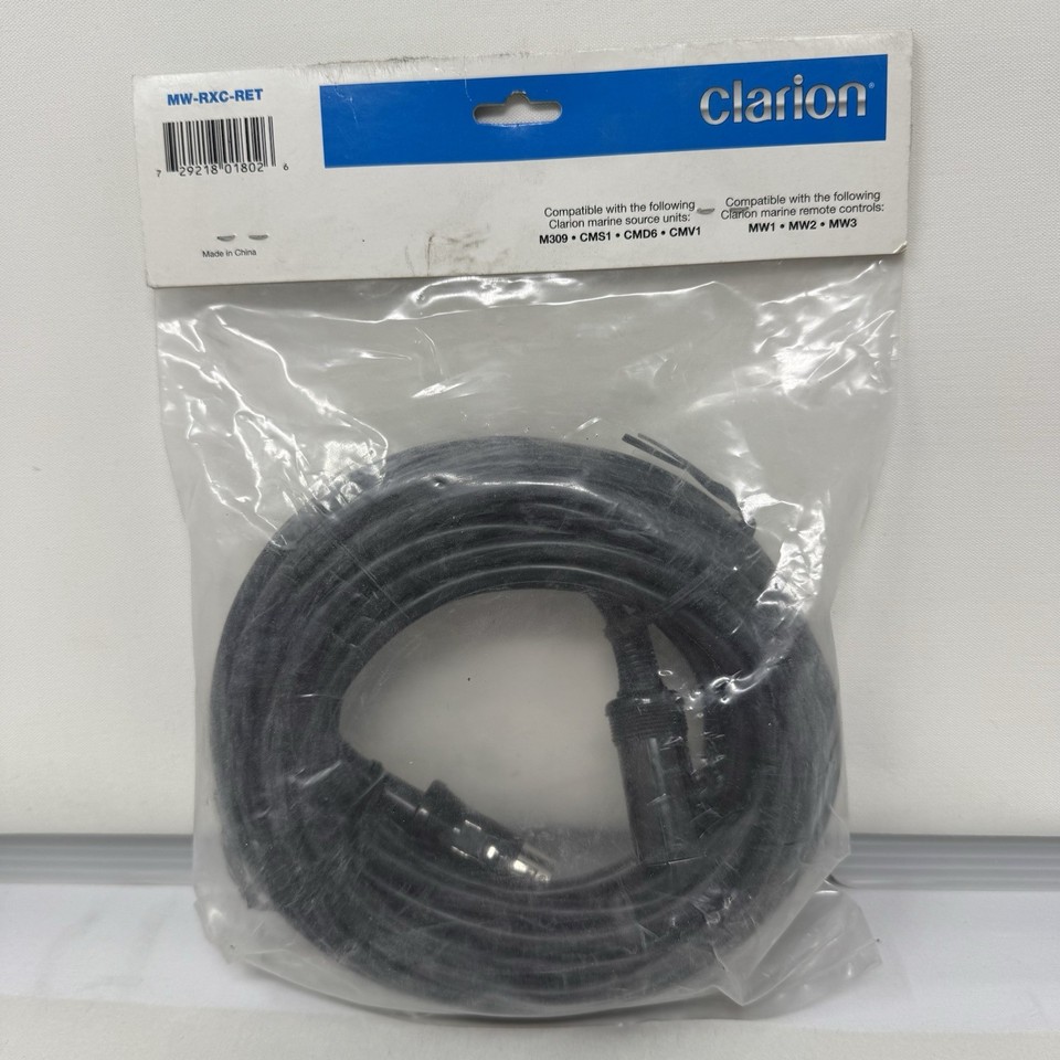 Genuine Clarion MW-RXC-RET Marine 25' Foot Remote Extension Cable | eBay