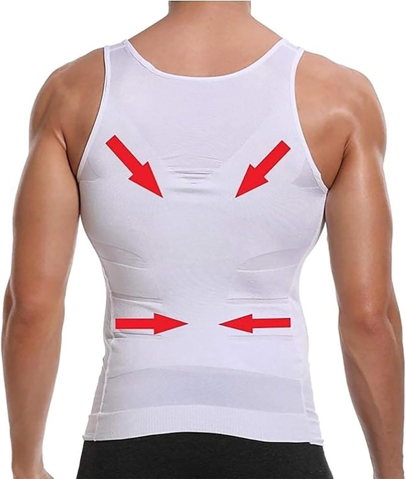 SHAPERLUV - Male Shaper Tank Shaperluv Body Shirt Men Abs Slim Top ...