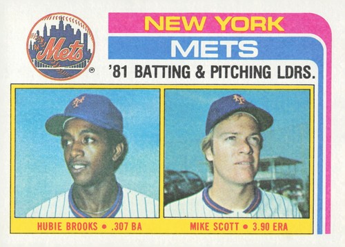 1982 Topps #246 Mets Leaders / Checklist (Hubie Brooks / Mike Scott) | eBay