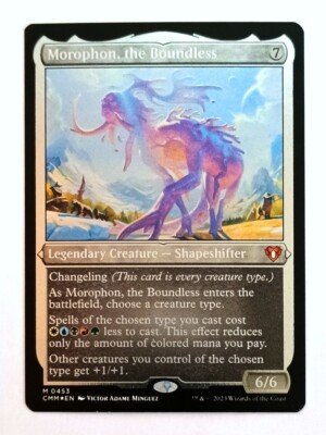 Morophon, the Boundless *FOIL ETCHED* - MtG [CMM] - Near Mint NM | eBay