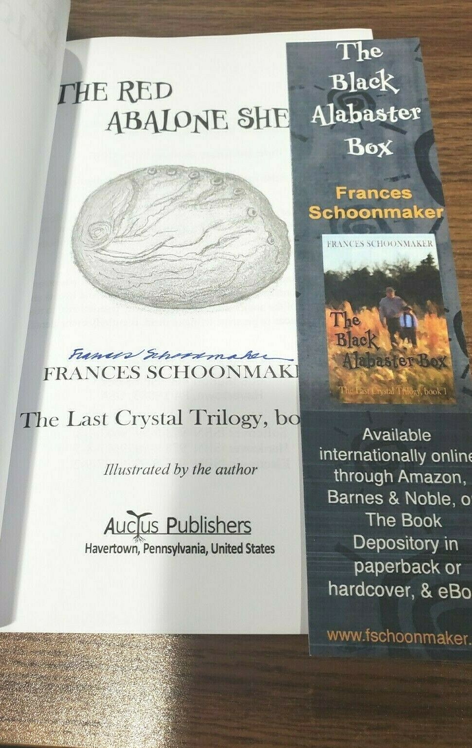The Red Abalone Shell by Frances Schoonmaker (Signed Autographed) Bonus ...