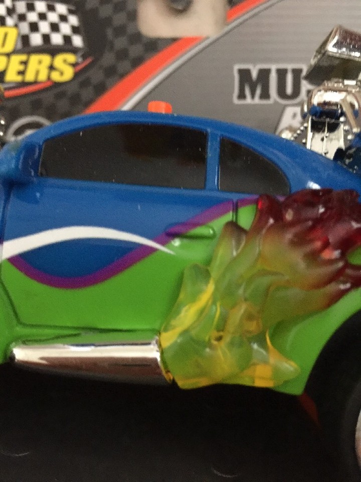 TOY STATE ROAD RIPPERS MUSCLE RODS "BLUE GREEN AND SILVER" 5" | eBay