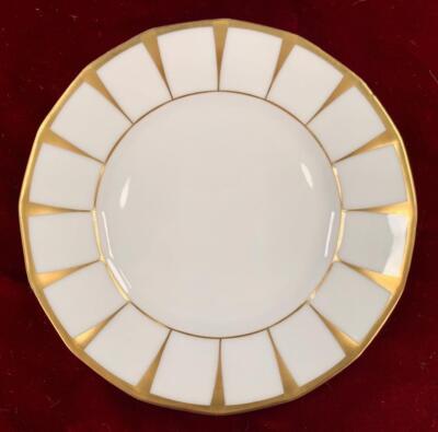 Furstenberg Grecque Athena Bread Plate Bavaria White Gold 1966-2006 ...