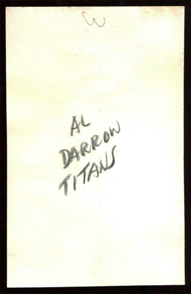 1961 Topps Football Original Flexichrome #149 Al Dorow Titans & more ...