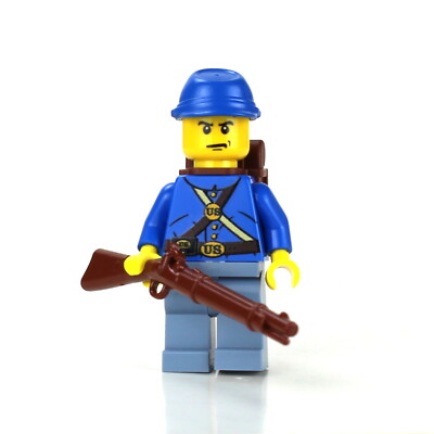 Union Army Soldier Civil War made with real LEGO® minifigure army | eBay