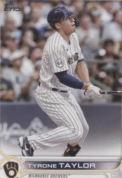 2022 Topps Update Series Tyrone Taylor Us99 Advanced Stats Back 300