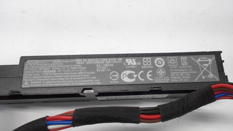 HP Smart Storage Battery 8Wh MC96 HSTNS-BB02 727260-002 P840ar P440ar ...