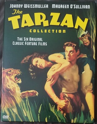 The Tarzan Collection Starring Johnny Weissmuller (DVD, 2004, 4-Disc ...