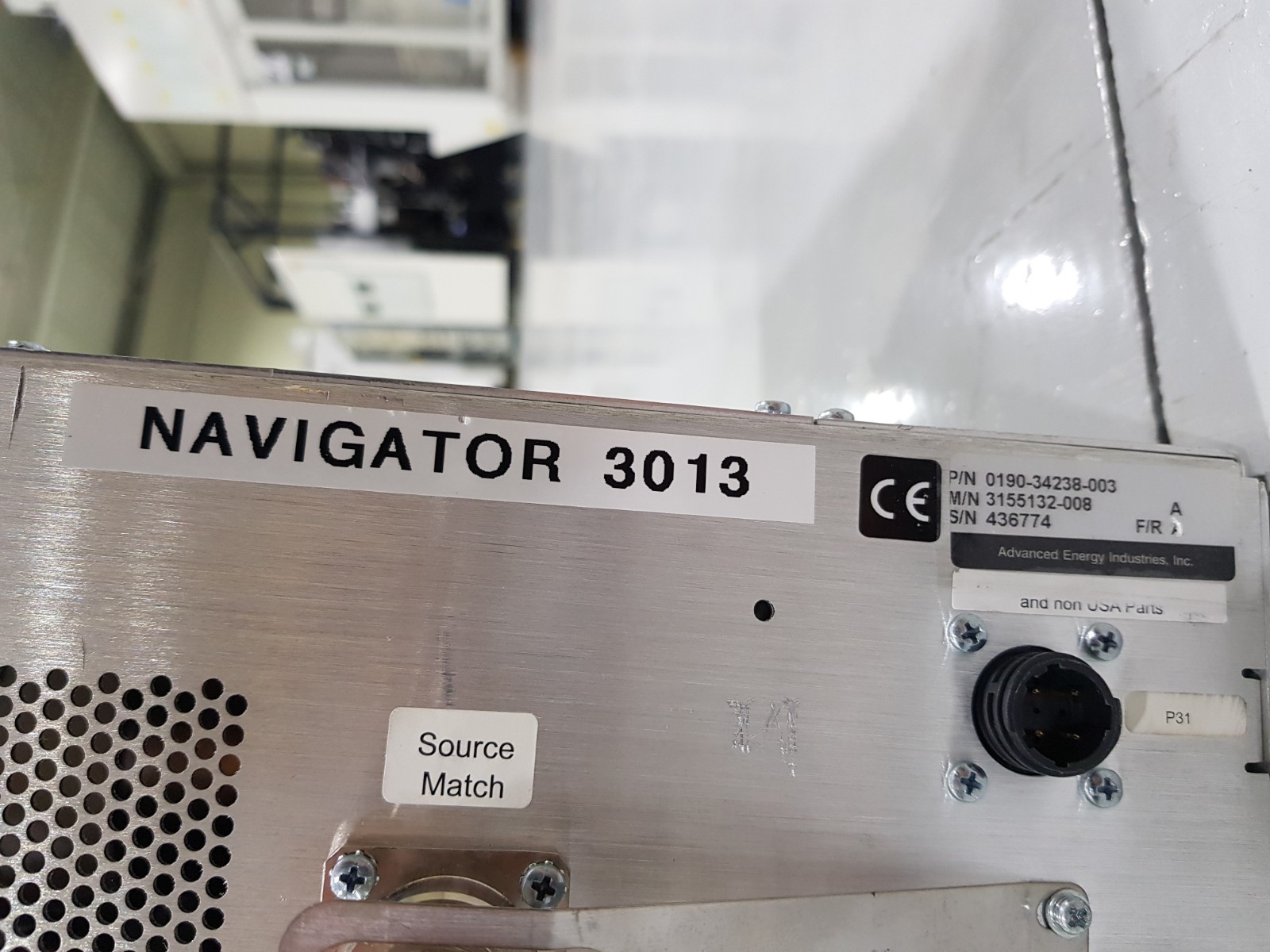 AE Advanced Energy NAVIGATOR-3013 P/N 0190-34238-003 M/N 3155132-008 A ...