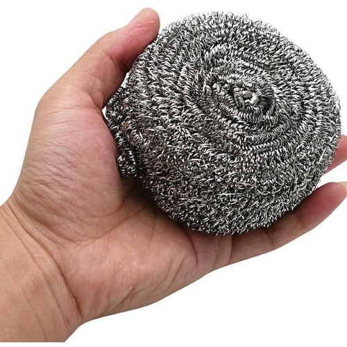 Steel wool brush Kitchen cleaning Rust cleaning brush Remove hard ...