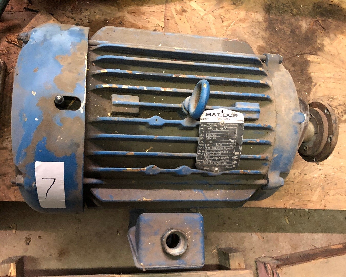 Baldor 15 HP Super-E Motor, EM2333T (Item #7) | eBay