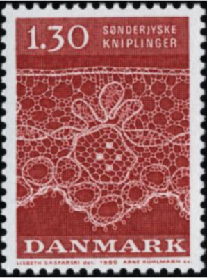 Denmark #Mi716 MNH 1980 Tonder Lace Pattern [676] | eBay