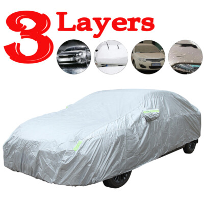 Full Car Cover Waterproof Sun UV Snow Dust Rain Resistant Sedan ...