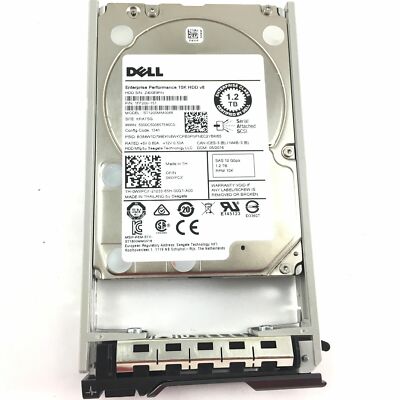 Gen13 - Dell 1.2TB 10K SAS 2.5" 12G PowerEdge T330 T430 T530 T630 T730 ...