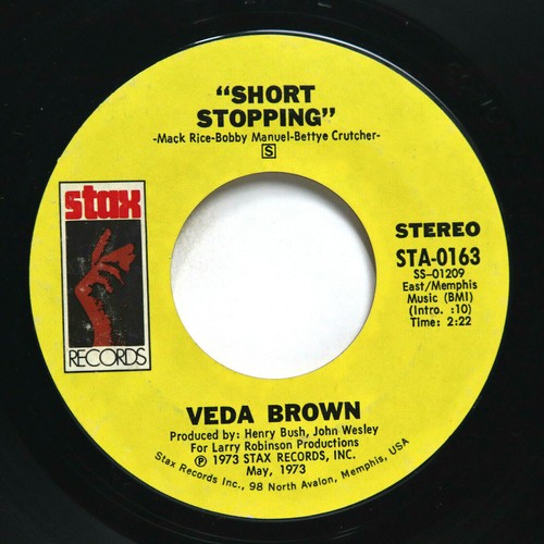 VEDA BROWN - SHORT STOPPING / I CAN SEE EVERY WOMAN'S MAN BUT MINE ...