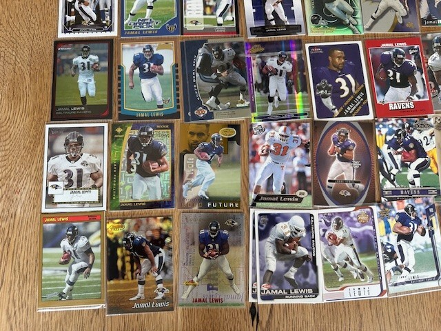 💥 Jamal Lewis Football Card Lot (70 Cards) – Rookies, Inserts, Serials ...