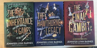 Inheritance Games by Jennifer Lynn Barnes (2020, Hardcover) (trilogy ...