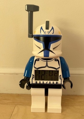 Lego Star Wars Captain Rex 2011 Mini Figure Alarm Clock 9” Great ...