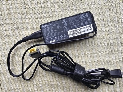 Genuine Lenovo AC/DC Adapter for Laptop Thinkpad 65W 20V yellow square ...