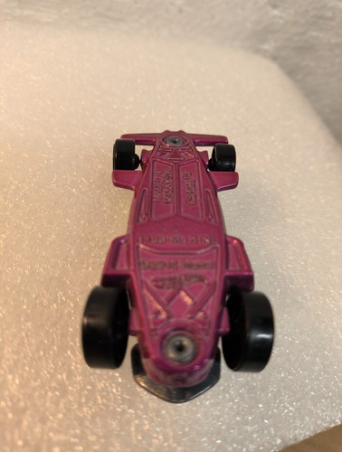 Hot Wheels 2014 Cfl02 Race car Pink And Grey Number 3 Orange line rims ...