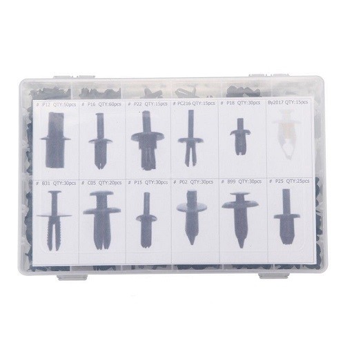 350pcs Auto Car Push Retainer Pin Rivet Trim Clip Panel Mold Assortment ...