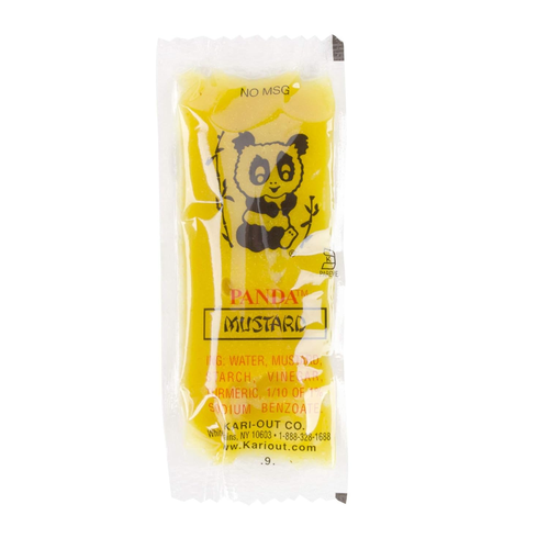 Hot Mustard Sauce Chinese Take Out Condiment Packets (100 Packets ...