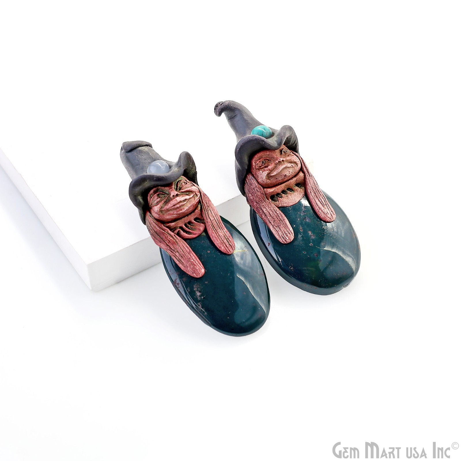 Pixie Crystal Clay Pendant Elfin Clay Necklace Master Merlin Healing ...