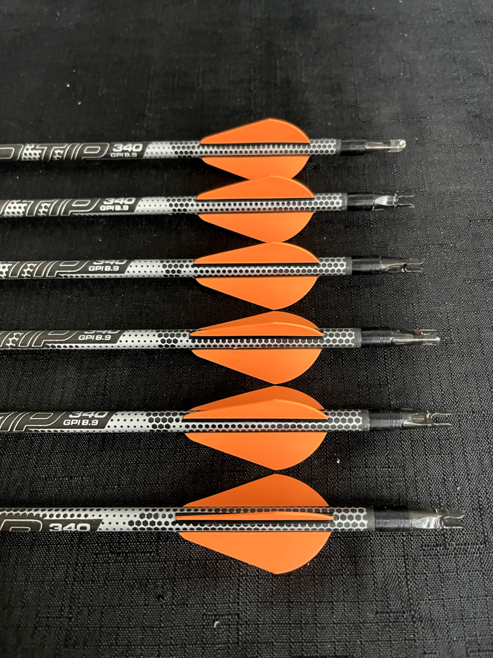 Gold Tip Black Label 340 Hunting Arrow 1/2 dozen 6 Arrows BRAND NEW | eBay