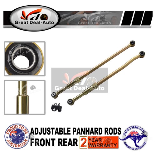 For Nissan Patrol GQ Y60 GU1 Y61 Front Rear Adjustable Panhard Rod Kit ...