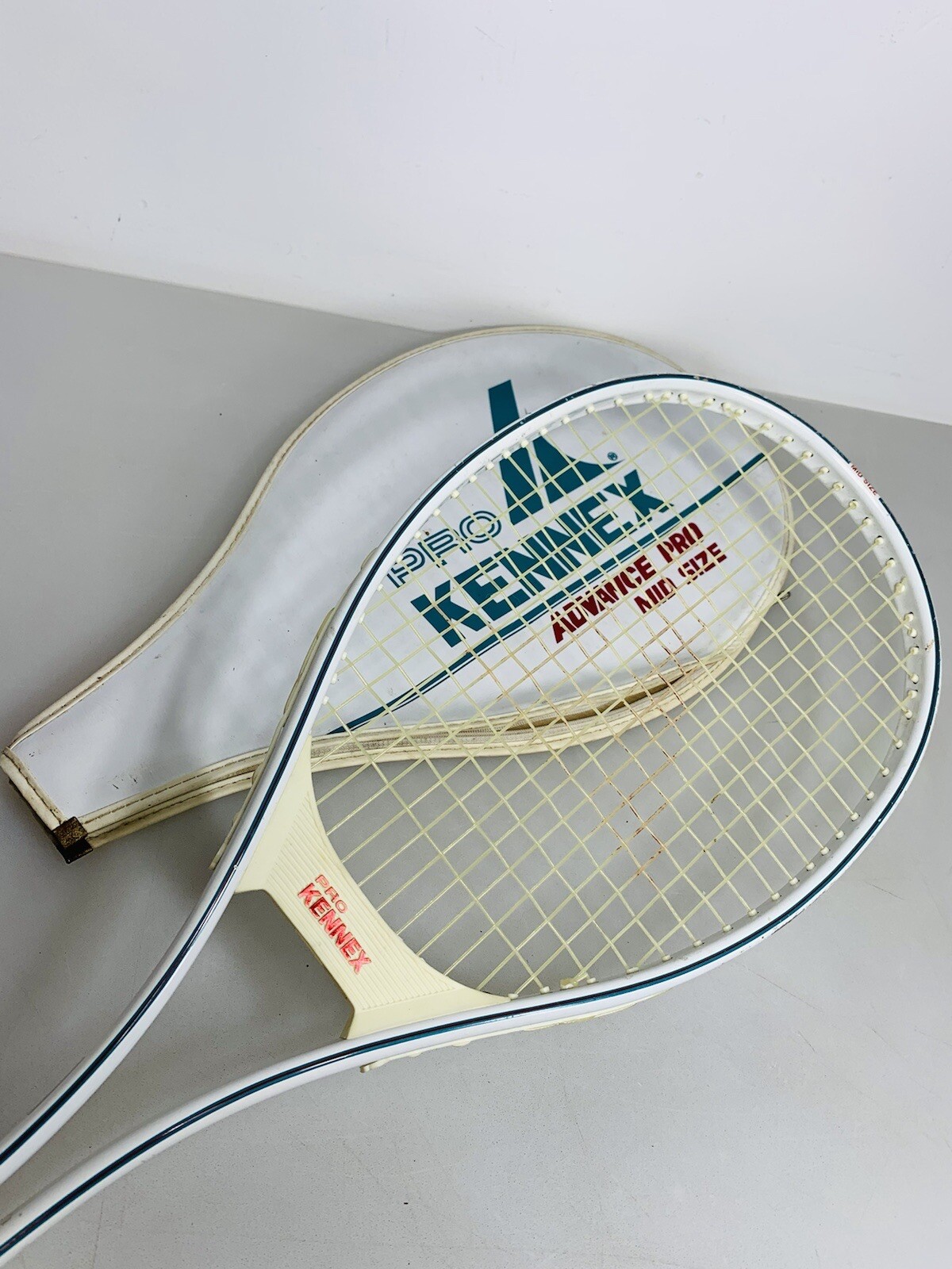 Pro Kennex Vintage White Tennis Racquet with Cover | eBay