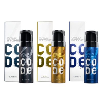 Wild Stone Code Gold, Platinum and Titanium Body Perfume Combo For ...