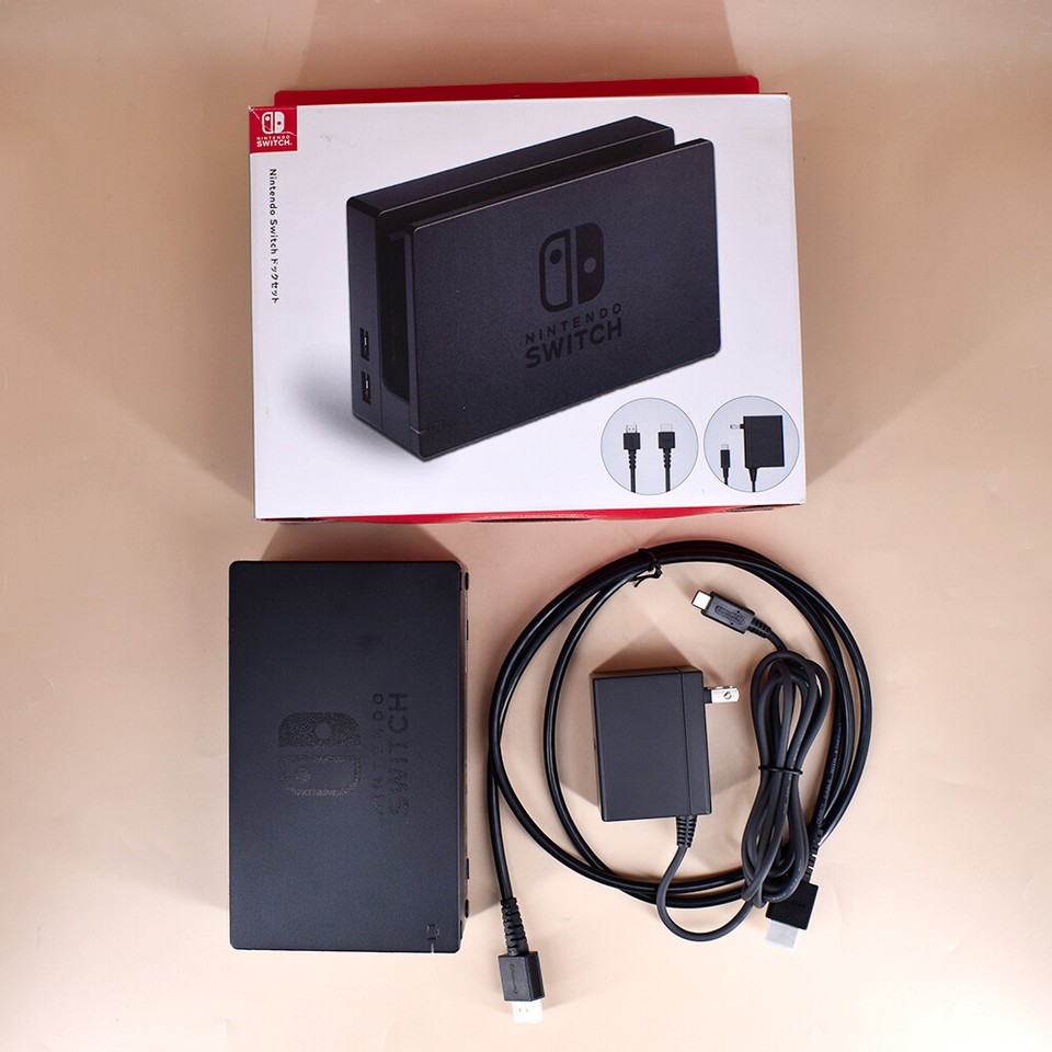 Original Nintendo Switch Charging Dock + AC Adapter Power Cable + HDMI ...