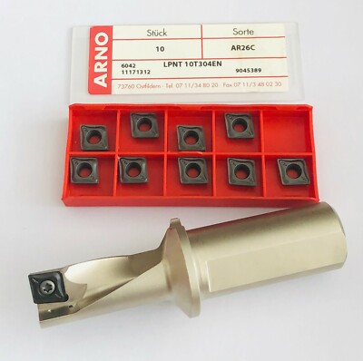 SC20L-2,25D-10 ARNO Tools + 10 Stück. VHM WSP LPNT10T304EN AR26C ARNO ...