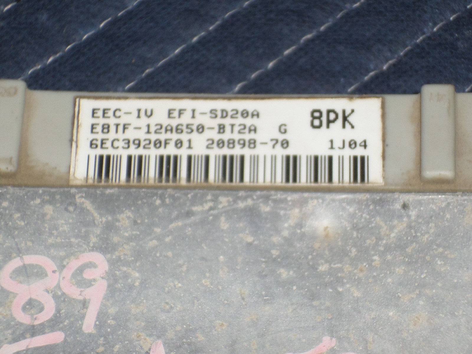 88 89 Ford F-150 F-250 ECM ECU Engine Control Computer E8TF-12A650-BT2A ...