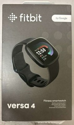 FITBIT VERSA 4 HEALTH & FITNESS WATCH FB523BKBK-US BLACK | eBay