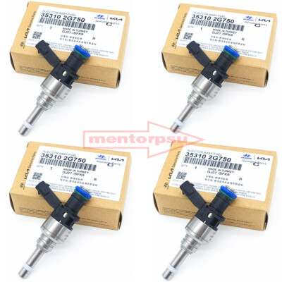 4PCS Fuel Injectors For Hyundai Sonata KIA Optima Sorento 2.4L 11-14 ...