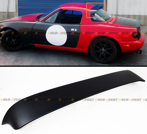 For 90-05 Mazda Miata NA JDM ABS Rear Window Roof Spoiler Visor Wing ...