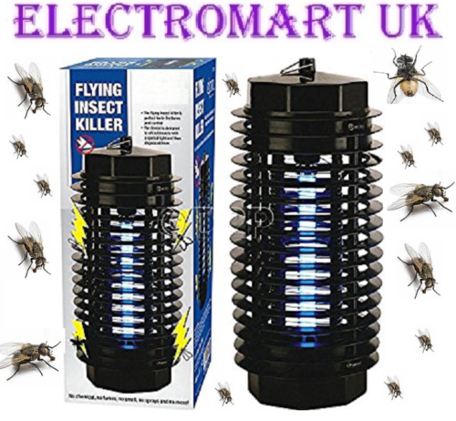 ELECTRIC MAINS PLUG IN UV INSECT FLY FLYING BUG MOSQUITO MOTH KILLER ...