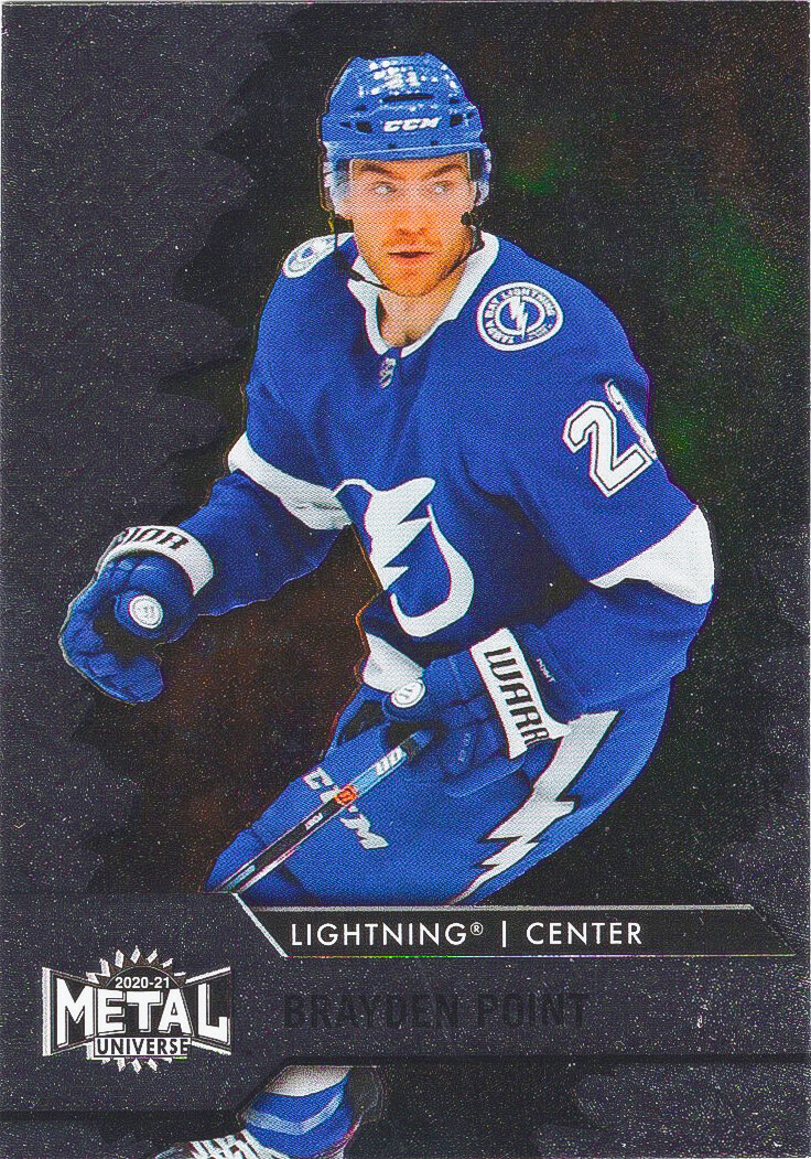 Brayden Point 2020-21 Skybox Metal Universe Hockey Card #64 Tampa Bay ...