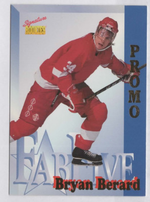 1995 Signature Rookies Fab Five Bryan Berard Promo FF1 NEW/NOT USED ...